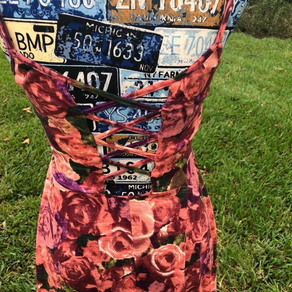 American Rag | Dresses | American Rag Maxi Dress High Low Floral Small ...